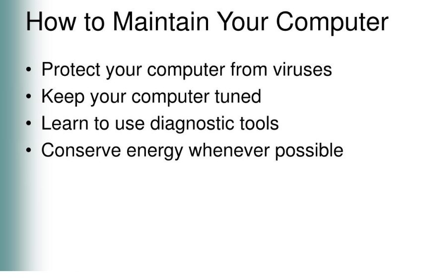 How to Maintain Your Computer - Red Business News